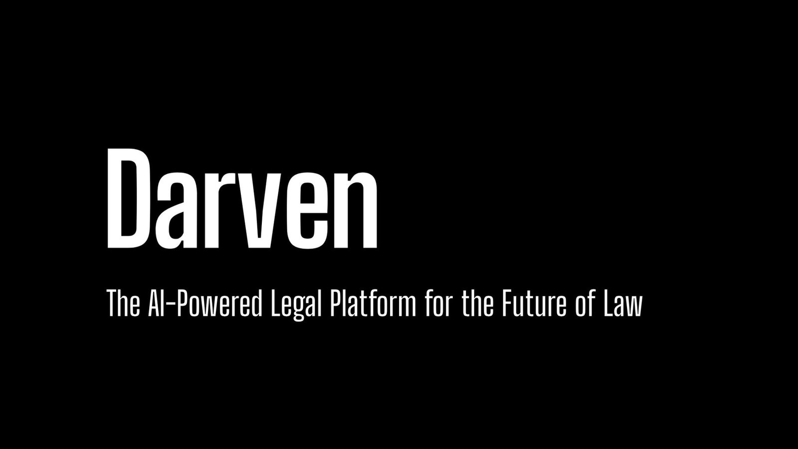 Darven: A New Leap in AI-Powered Legal Technology Launching from the ...